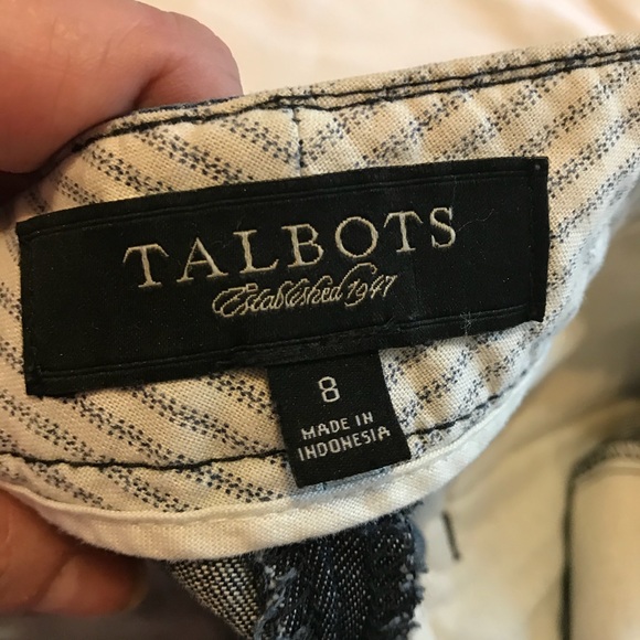 Talbots | Jeans | Talbots Signature Capri 8 Dark Wash 0 Cotton | Poshmark